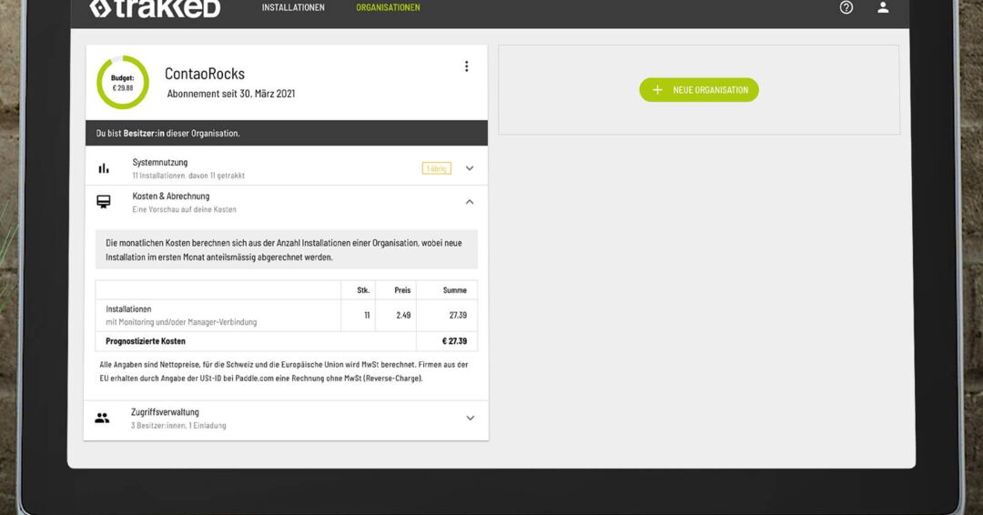 Features - trakked.io